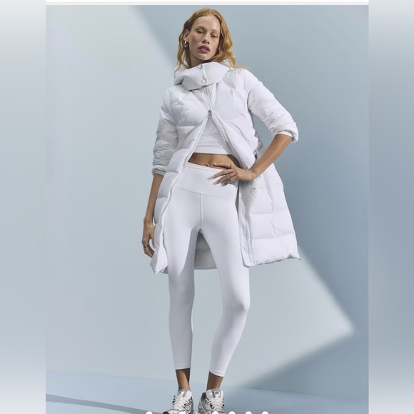 Athleta | Jackets & Coats | Nwt Athleta Downtown White Puffer Jacket ...